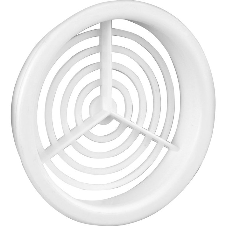 Circular soffit Vent White - Bradley Timber & Building Supplies