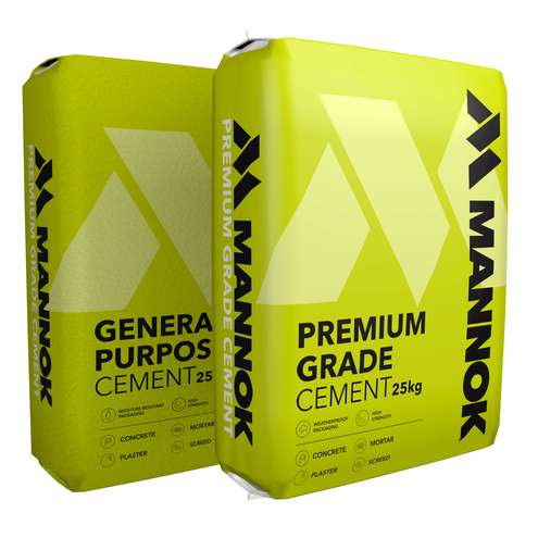 Mannok Premium Grade Plastic Bag Cement 25kg - Bradley Timber ...